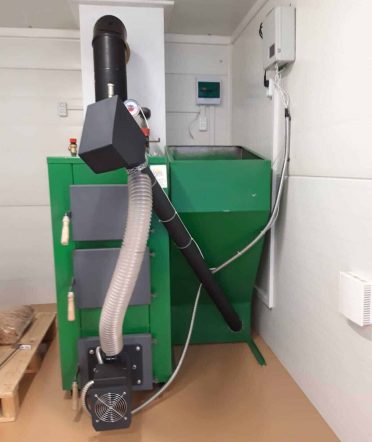 Pellet Burner Heating • LANGETECH • Made in LATVIJA